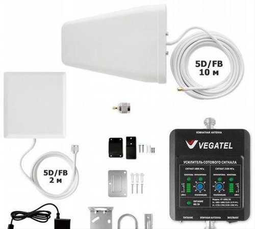 Усилитель сотовой связи vegatel VT-1800/3G-kit