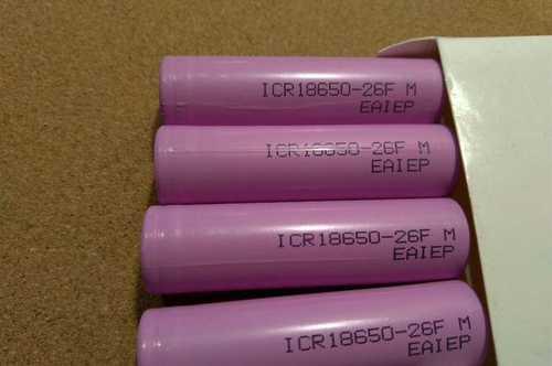 Аккумулятор 18650 литий eaiep 2600 mAH.Новые