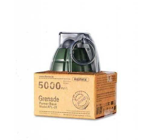 Внешний аккумулятор 5000 mAh Remax RPL-28 Grenade