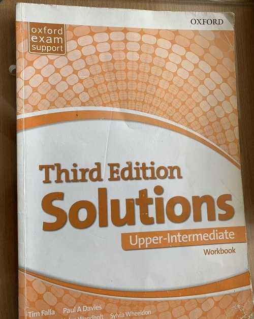 Solutions upper intermediate 3rd edition. Солюшенс 3 Аппер интермедиат. Solutions Upper Intermediate 3rd. Solutions Upper Intermediate Workbook.