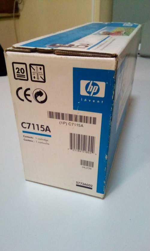 Картридж HP15A черный (С7115А)