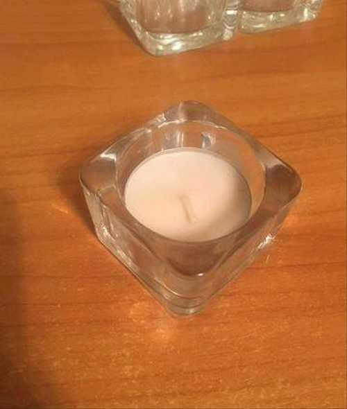 Подсвечник + свеча (ароматизированная)