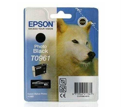 Набор оригинальных картриджей Epson T0961-T0969