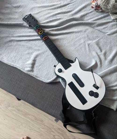 Гитара от игры guitar hero для Nintendo Wii