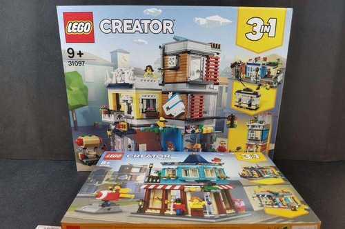 Lego Creator 31097 Кафе Зоомагазин 31105 Игрушки