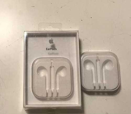 Футляры упаковки от наушников earpods