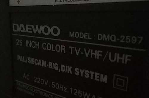Телевизор цветной кинескопный Daewoo DMQ-2597