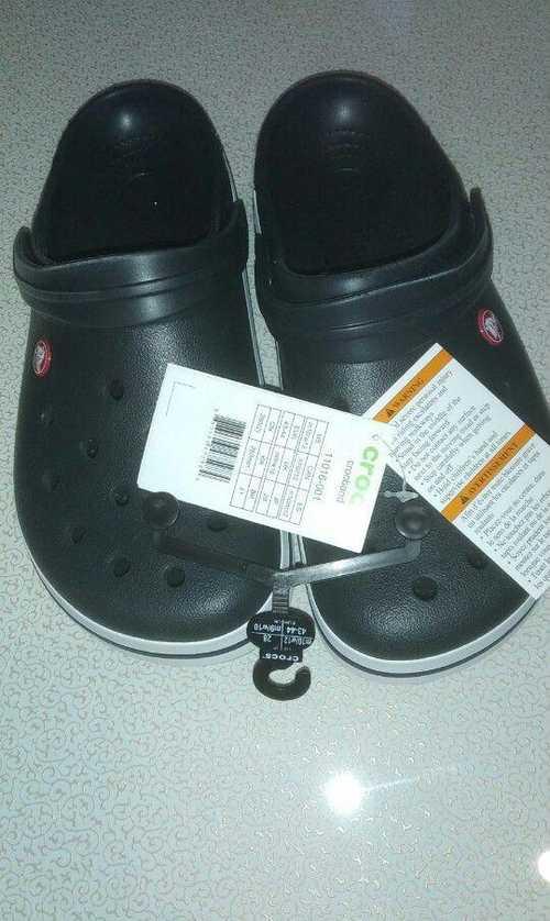 Crocs новые сабо М10/w12