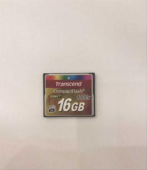 Transcend CompactFlash 100x 16gb