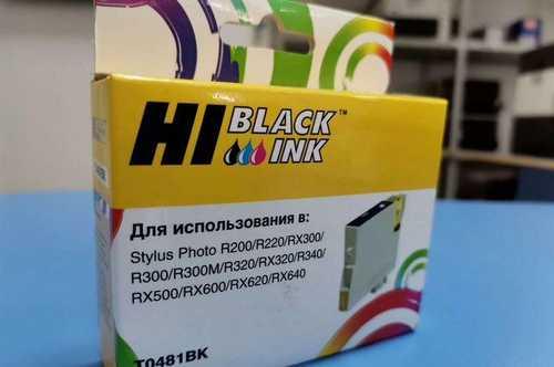 Картридж Hi-Black T0481 для Epson Stylus Photo Bk