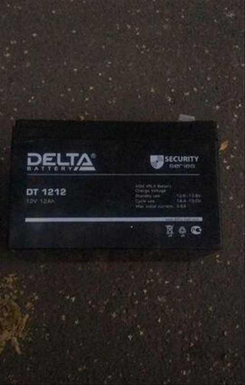 Аккумулятор дельта DT 1212 12v 12ah