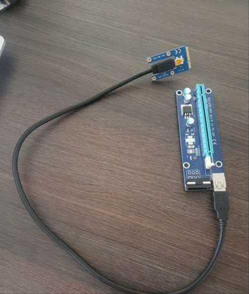 Райзер Mini PCI-e x1