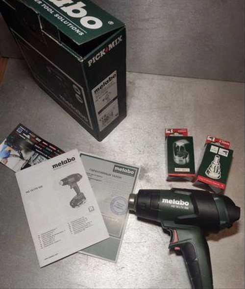 Аккумуляторный фен Metabo HG 18 LTX 500