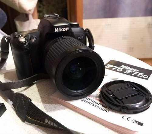 Пленочный фотоаппарат Nikon f75 28-100mm