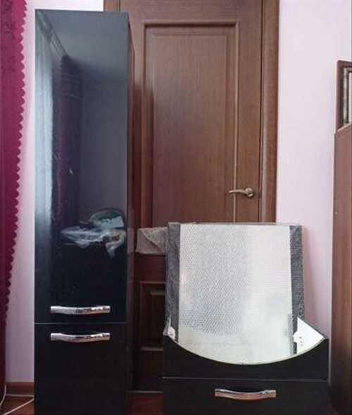 Мебель для ванной aquaton (шкаф, зеркало, тумба)