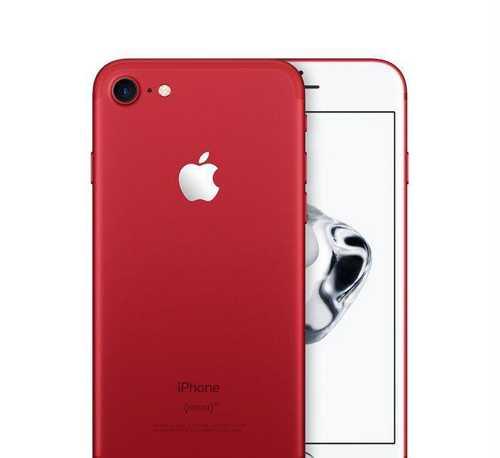 Телефон iPhone 7 red 128 gb