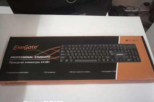 Новые Клавиатуры Exegate LY-331 USB black