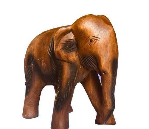 Слон фигура ручная работа 18 см дерево