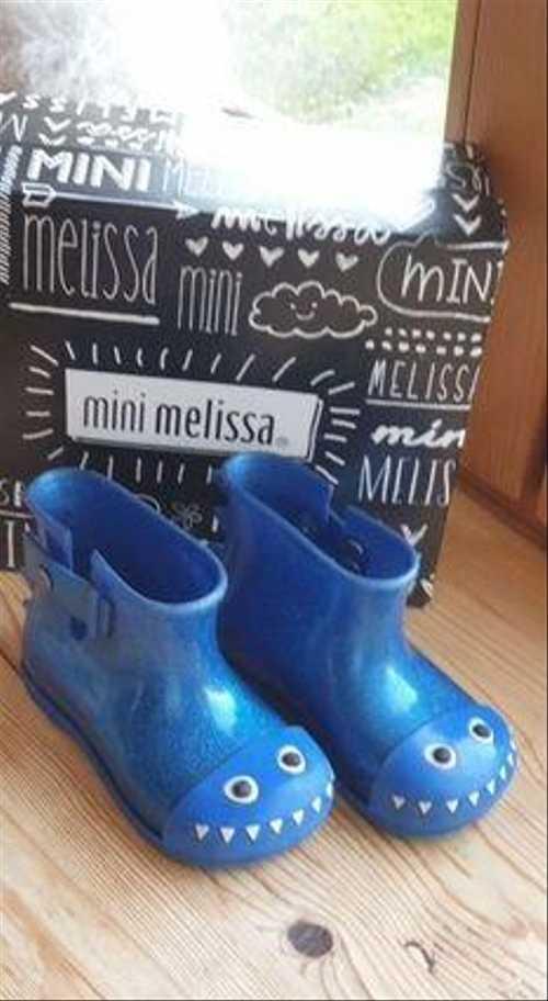 Сапоги резиновые Mini melissa, размер 24