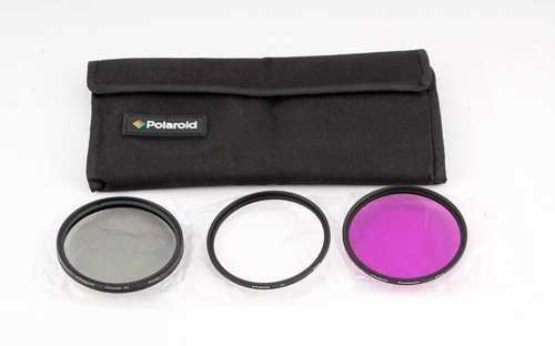 Набор светофильтров Polaroid UV, CPL, FLD 67 mm