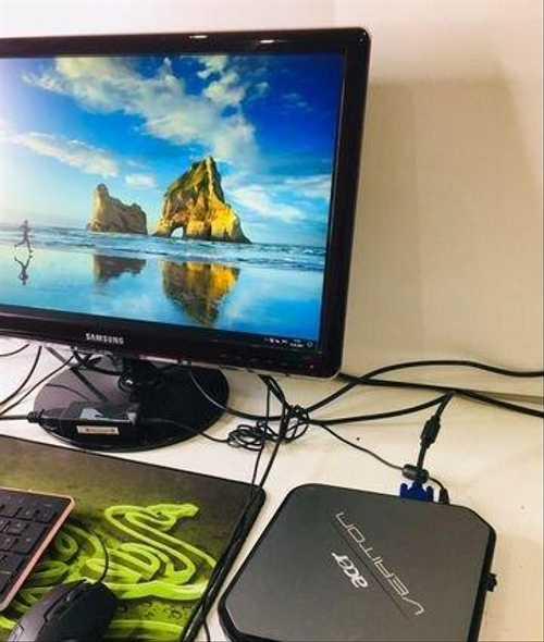 Бюджетный неттоп Acer Veriton Atom D425/2GB/250GB