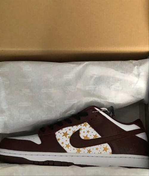 Nike SB Dunk Low Supreme Stars Barkroot Brown