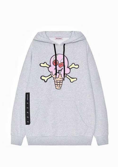Palm Angels X BBC Icecream Skull Hoodie