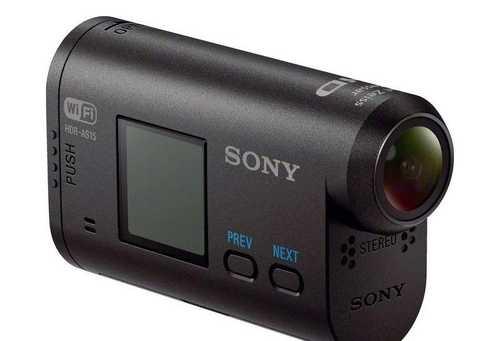 Экшн-камера Sony HDR-AS15 (1080p60, аквабокс)