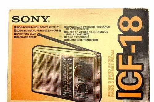 Радиоприемник sony icf - 18