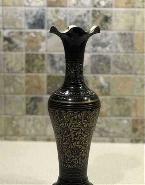 Индийская ваза. Латунь