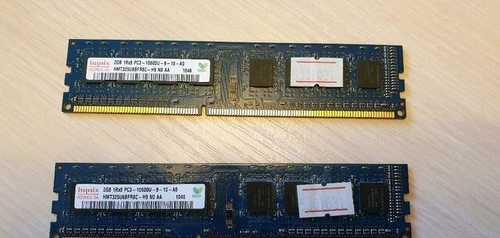 Оперативная память Hynix, DDR3, 1333 MHz, 2x2 Gb