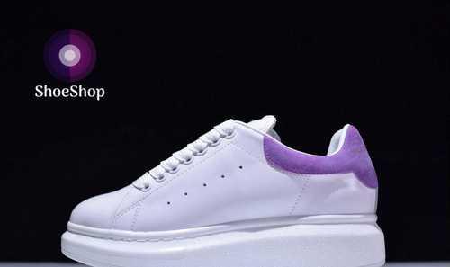 Alexander McQueen Oversized white violet