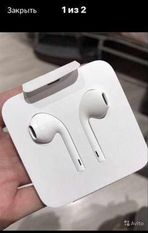 Наушники apple earpods оригинал