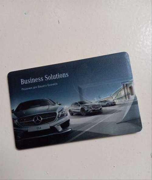 Флэшка "кредитка" Mercedes на 4 гб