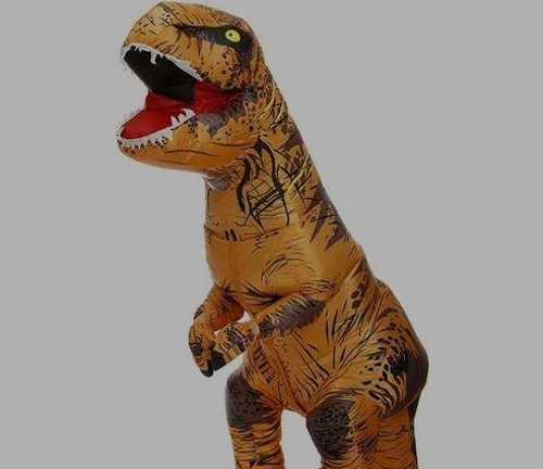 Надувной костюм динозавра T-rex