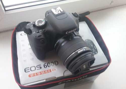 Новый Canon 600D EF-S 18-55 IS II