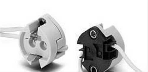 Патрон 42222 VS G12 керамика T250 провод 1.0 кв.мм