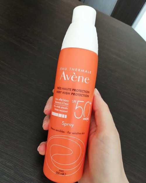 Avene sunscreen, spf 50+, солнцезащитный спрей