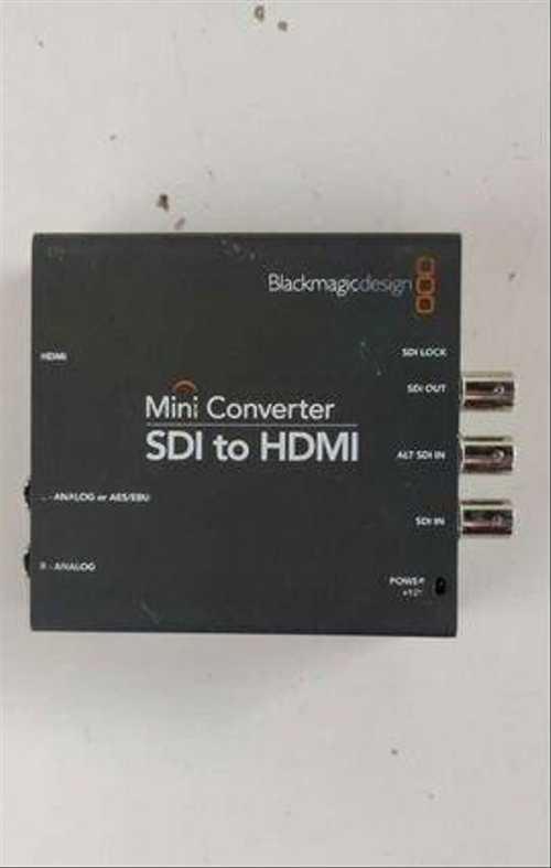 Blackmagic mini converter sdi-hdmi