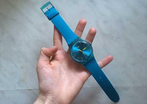 Наручные часы swatch бирюзовые