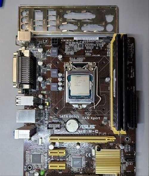 Intel core I7-4790 + MB Asus H81M-C + DDR3-16Gb