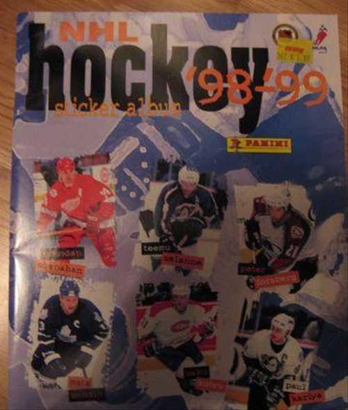 Panini NHL 1998-99 альбом + все стикеры к нему нхл
