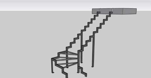 Лестница из металла на заказ