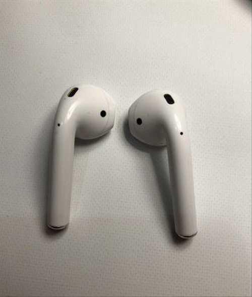 Наушники оригинал AirPods2 без кейса