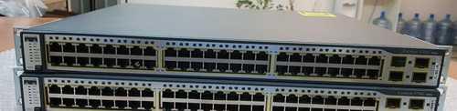 Продам коммутатор L3 cisco WS-C3750G-48TS-S