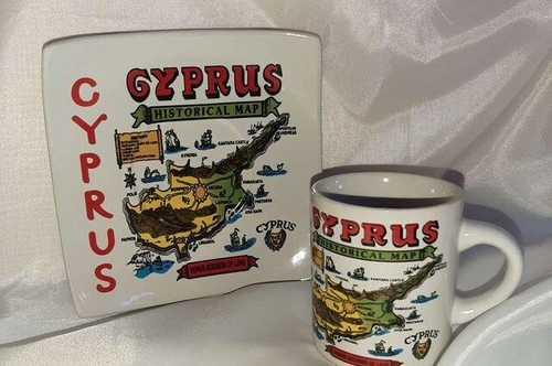 Чашка и блюдце с Кипра