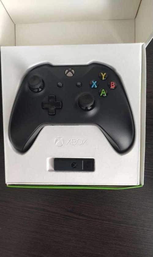 Геймпад Xbox One + Wireless Adapter for Windows 10