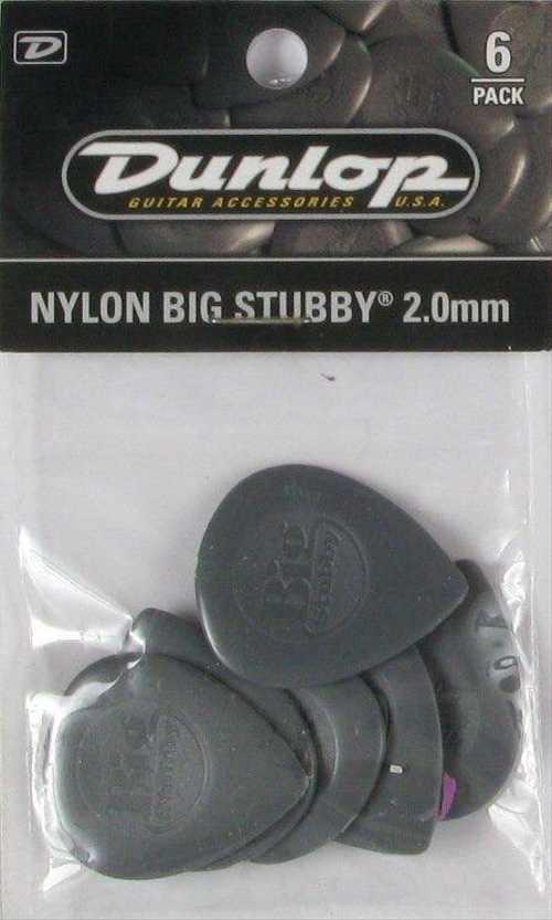 Медиаторы Dunlop Nylon Big Stubby толщина 2 мм, на