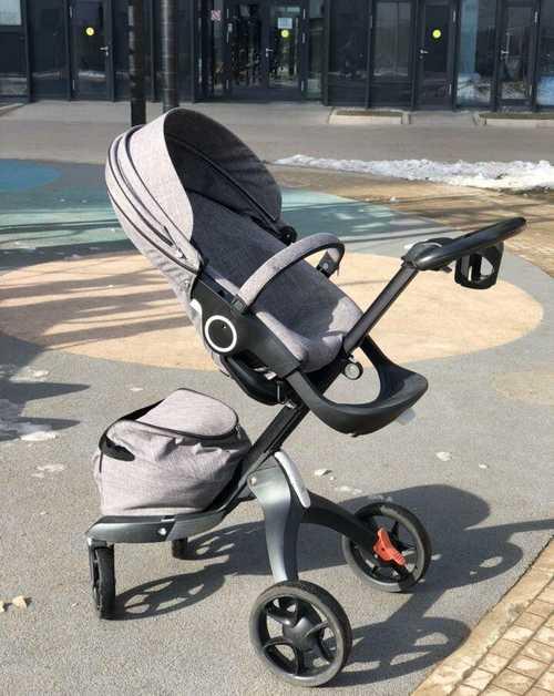 Stokke xplory v5 (люлька + прогулка + автолюлька)