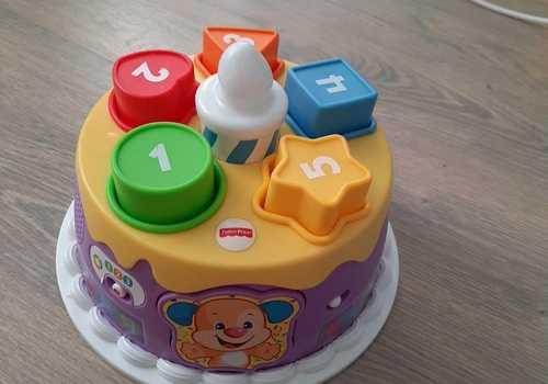 Развивающая игрушка торт fisher price